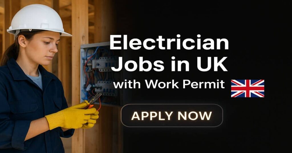Electrician Jobs in UK with Visa Sponsorship 2025 (£8.72 to £10.50 Per ...